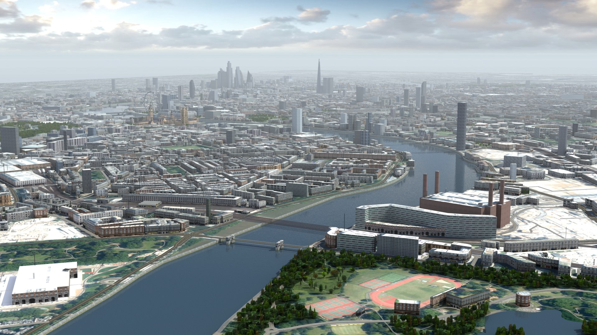 London City 3D Model - TurboSquid 1924144