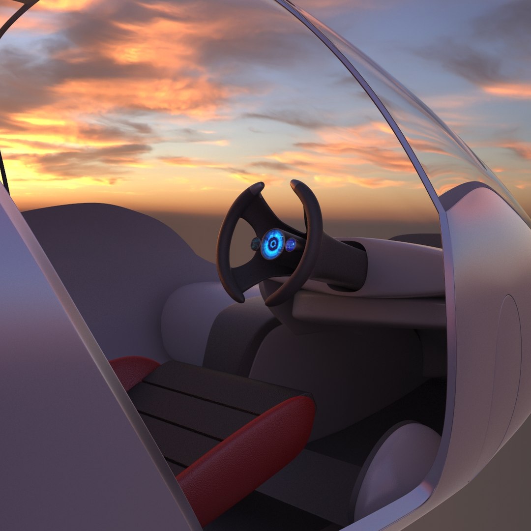 3d model future concept car