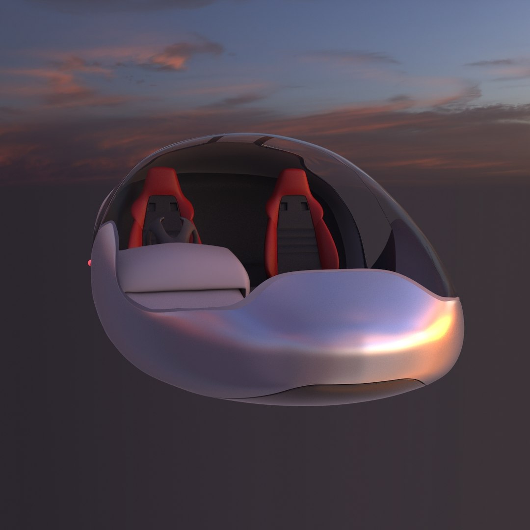 3d model future concept car