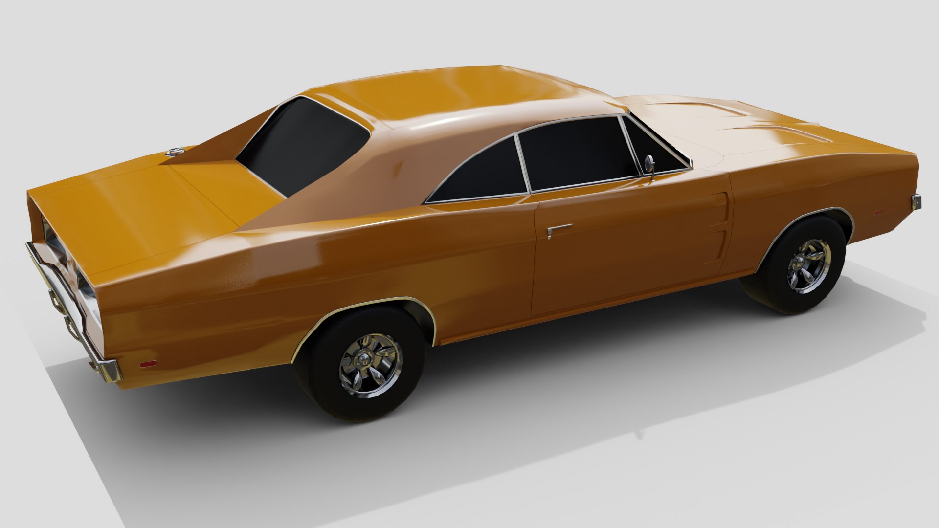 3D 1960s Muscle Car V2 Model - TurboSquid 2246468