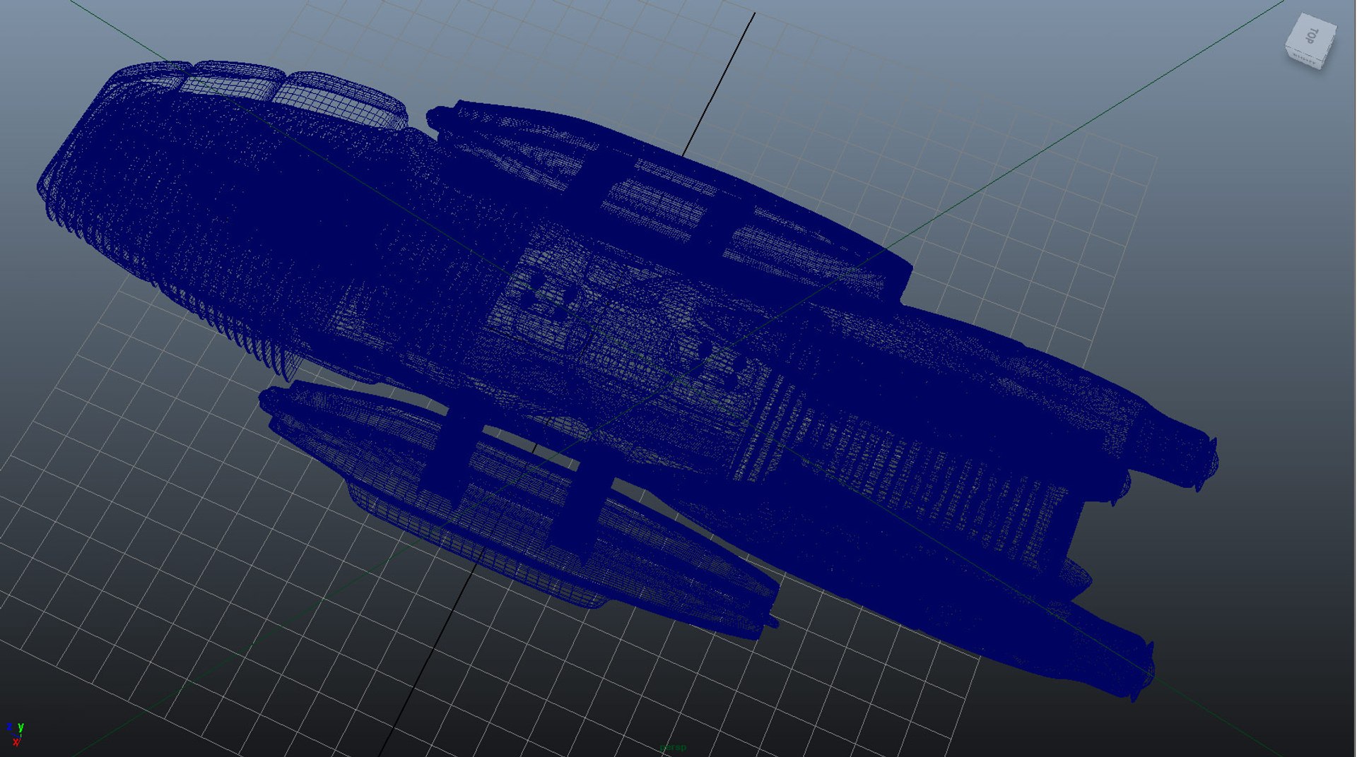 Maya Generic Space Ship