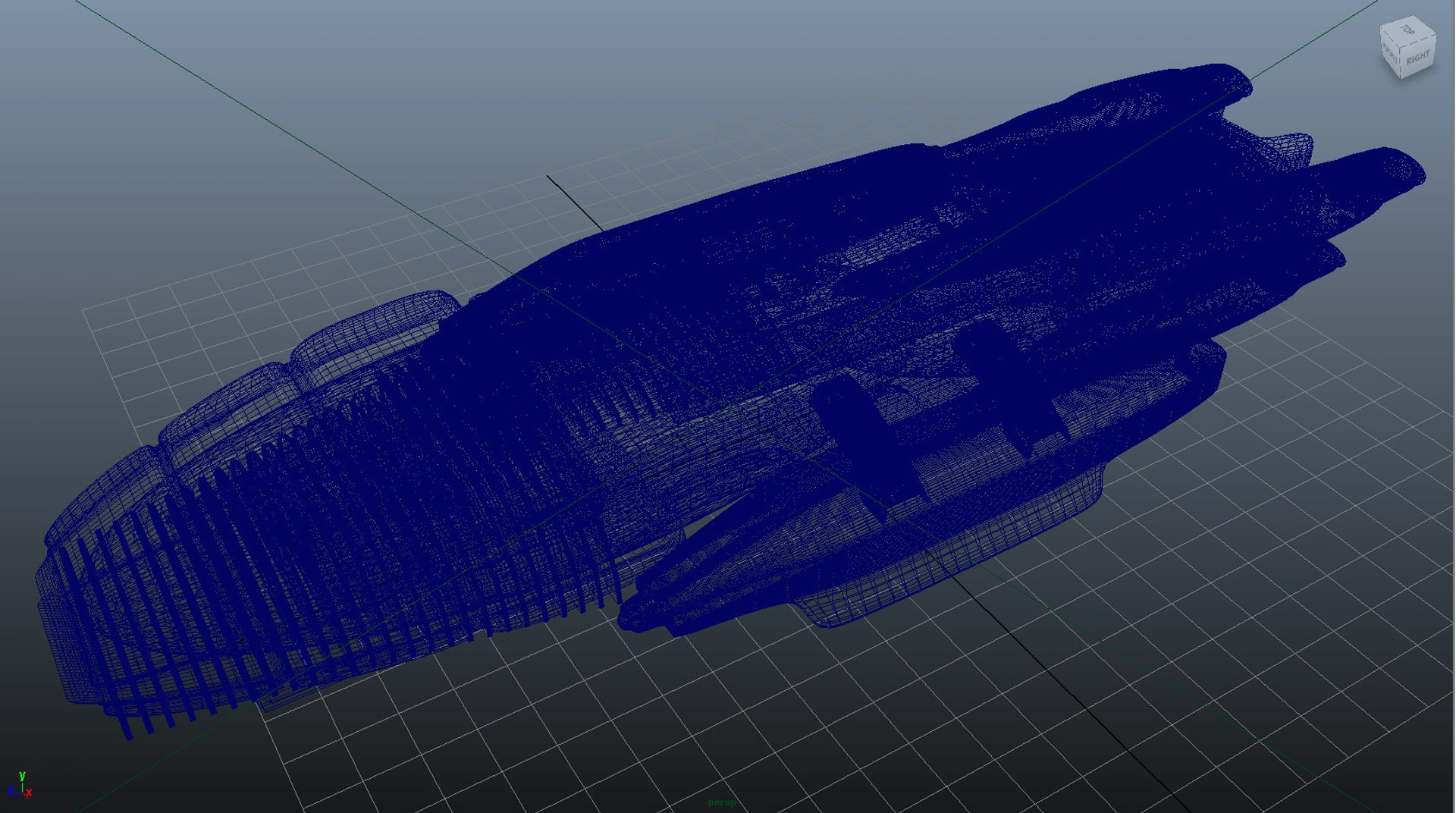 Maya Generic Space Ship