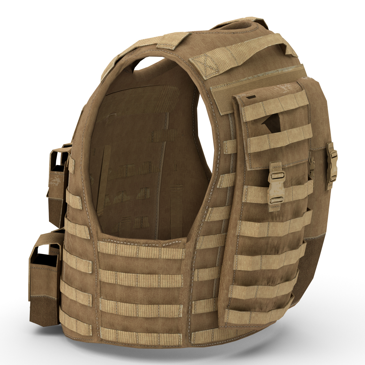 military bulletproof vest 3d lwo