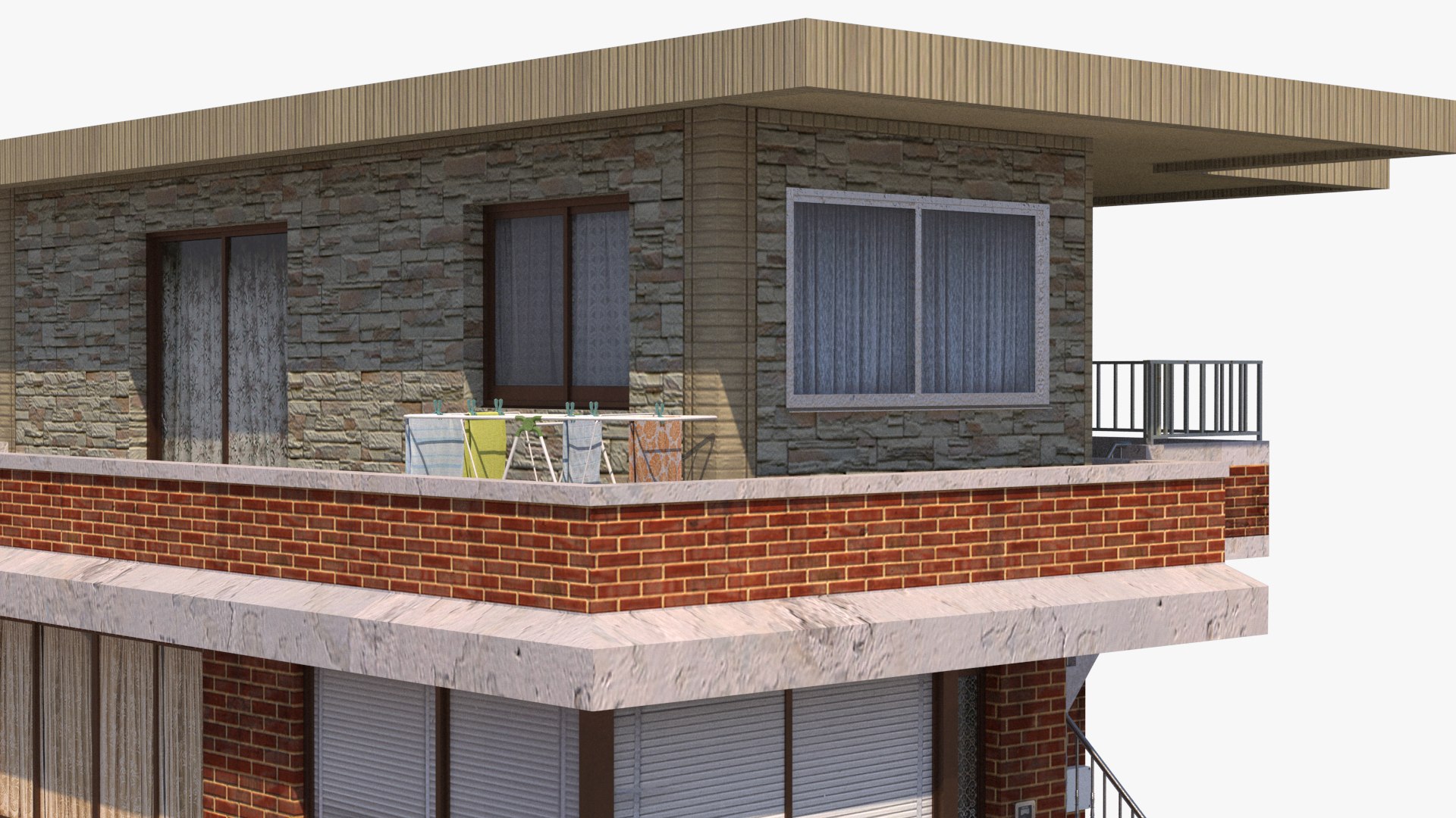 Korean Townhouse 3D Model - TurboSquid 2033017