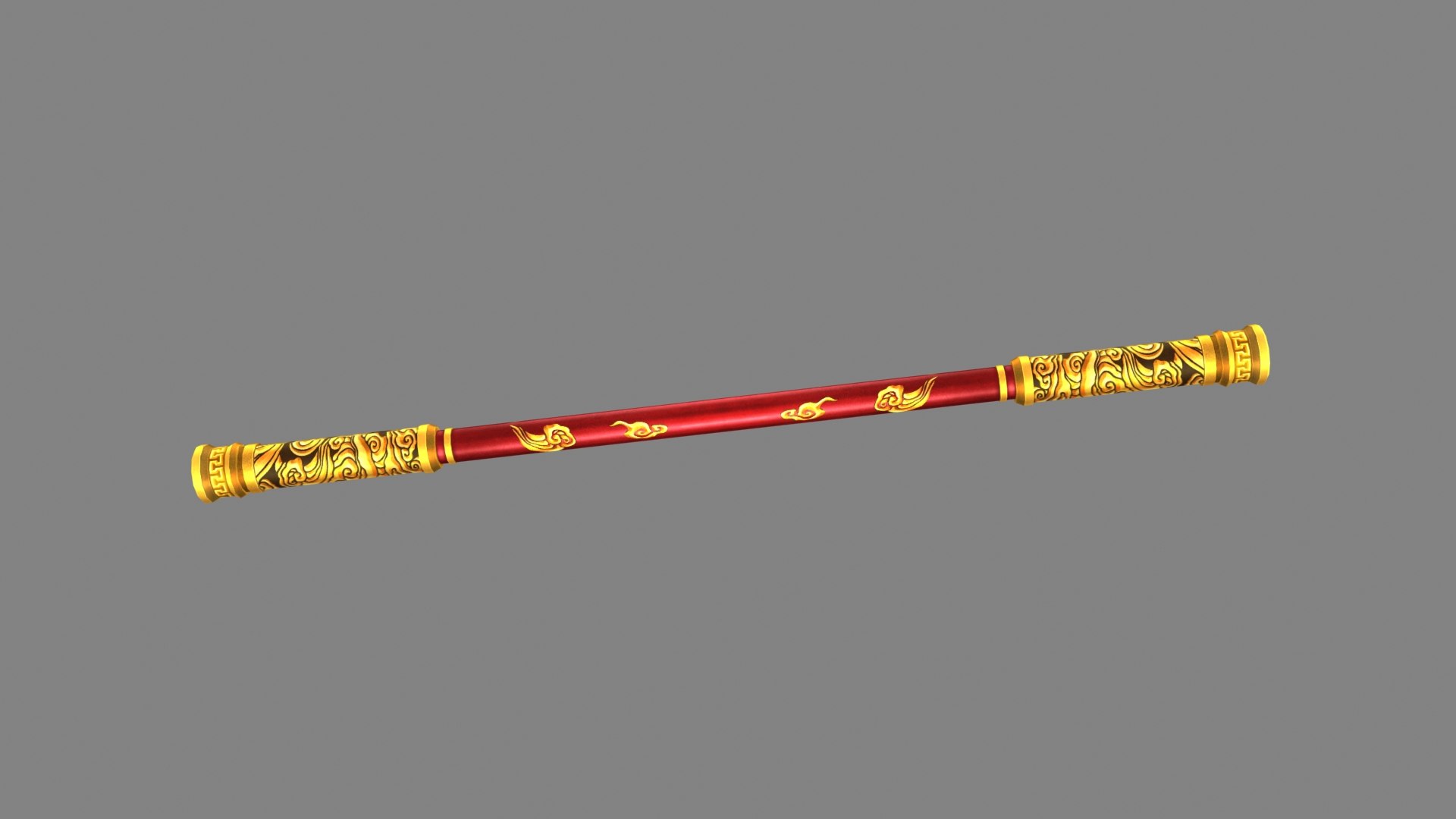 Stick - Goku Weapon - Gold Hoop - Iron Rod 3D Model - TurboSquid 2269382