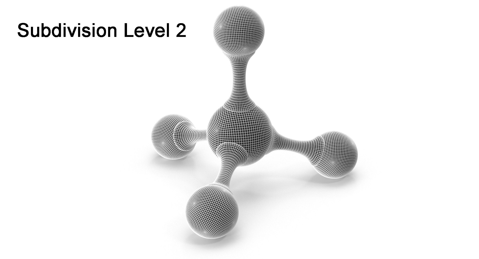 Methane Molecular Model - TurboSquid 1272904