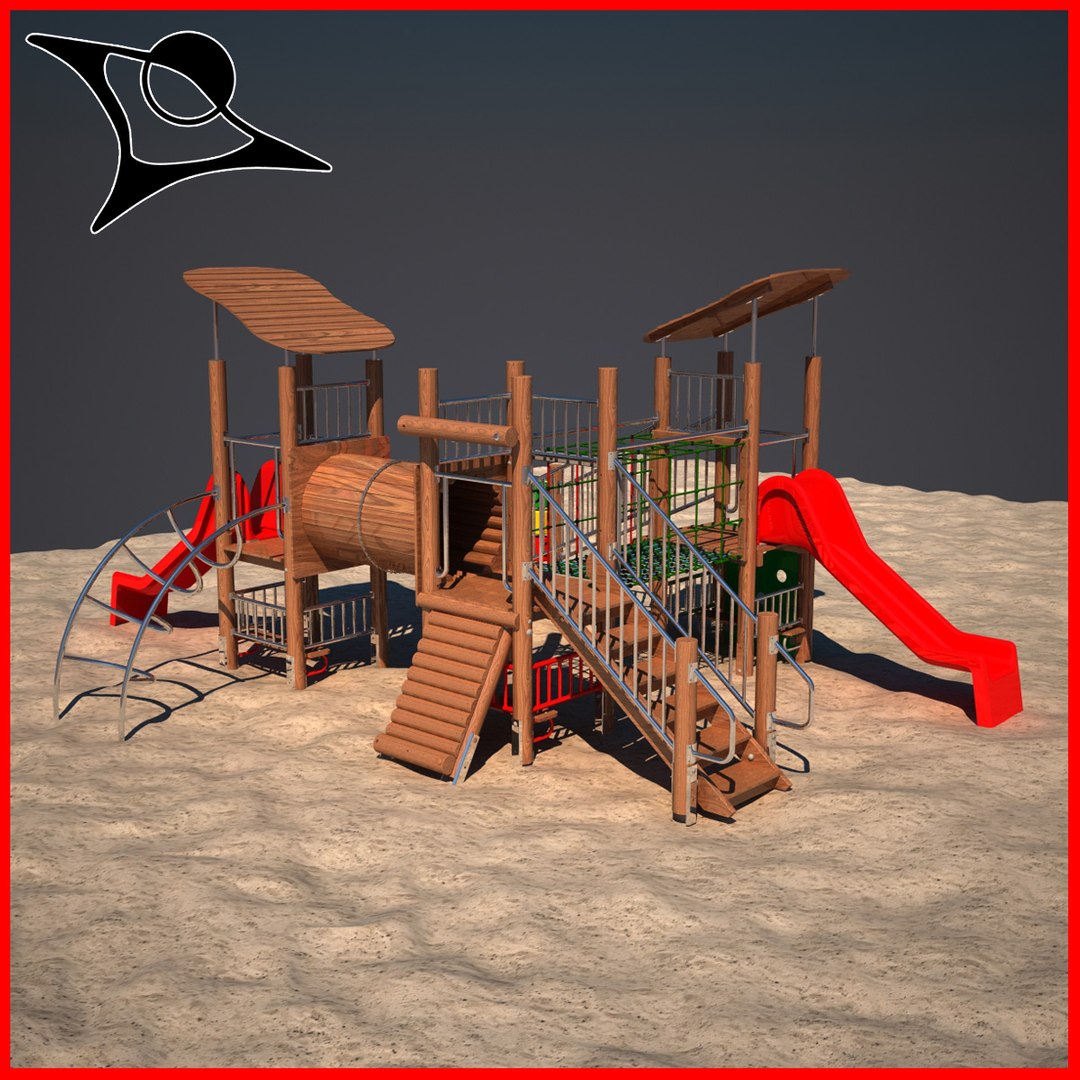 Children Playground 3d Model