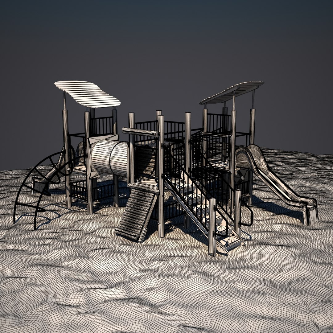 Children Playground 3d Model