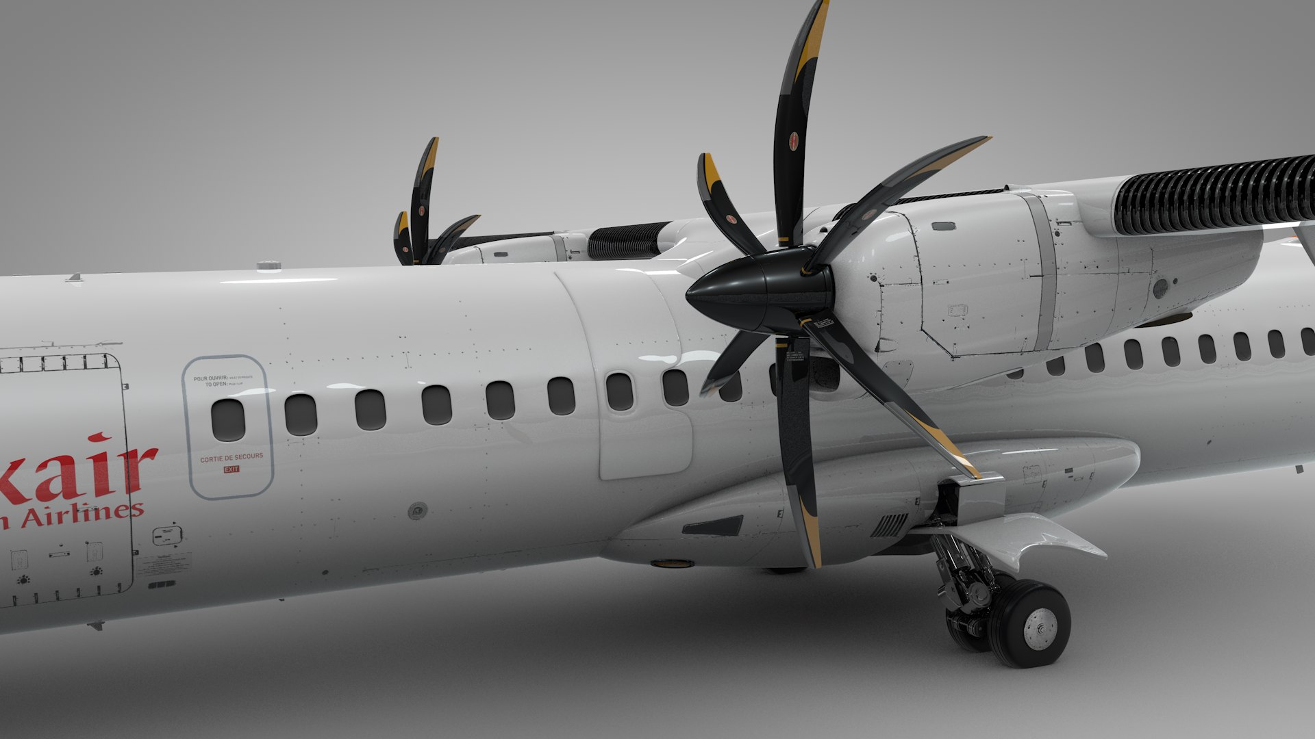 ATR 72 DRUKAIR L1880 3D Model - TurboSquid 1999626