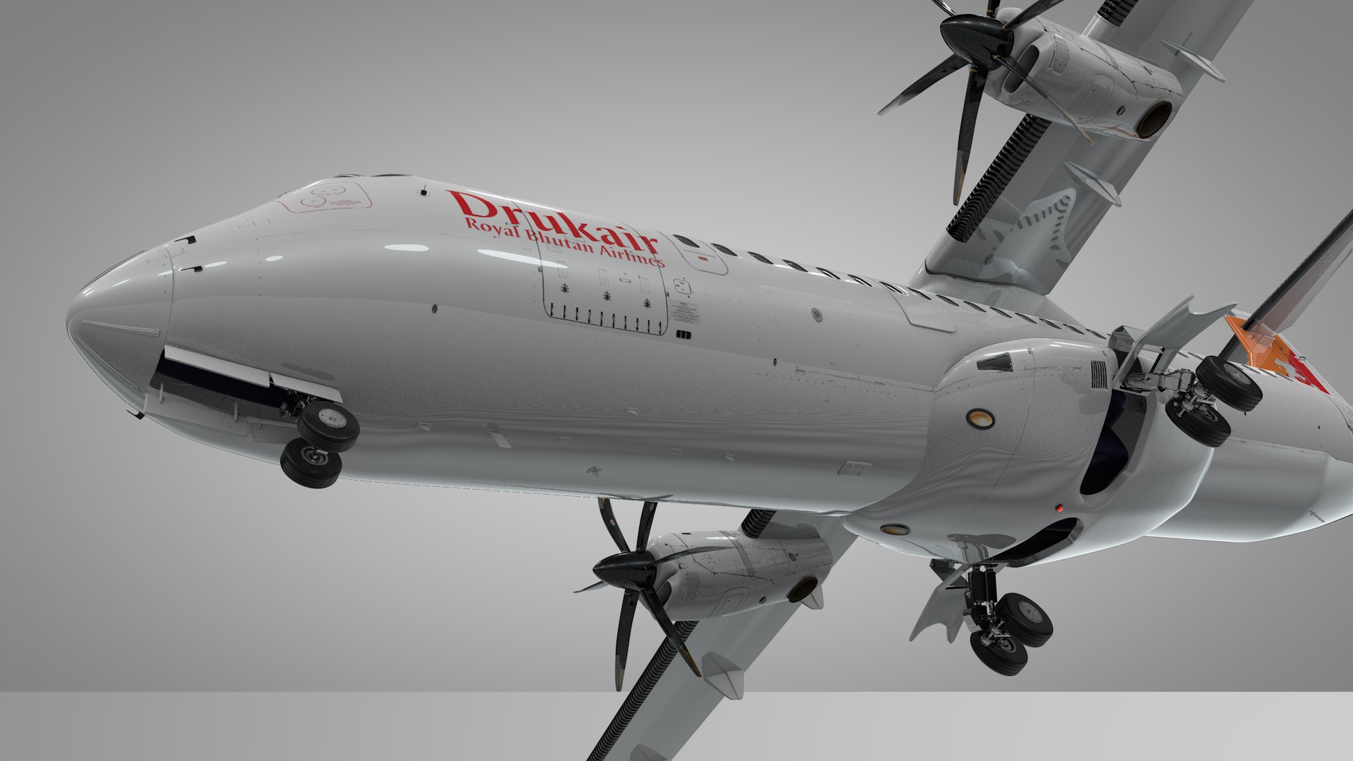 ATR 72 DRUKAIR L1880 3D model - TurboSquid 1999626