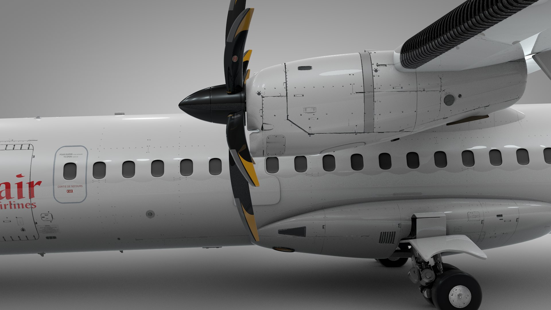 ATR 72 DRUKAIR L1880 3D Model - TurboSquid 1999626