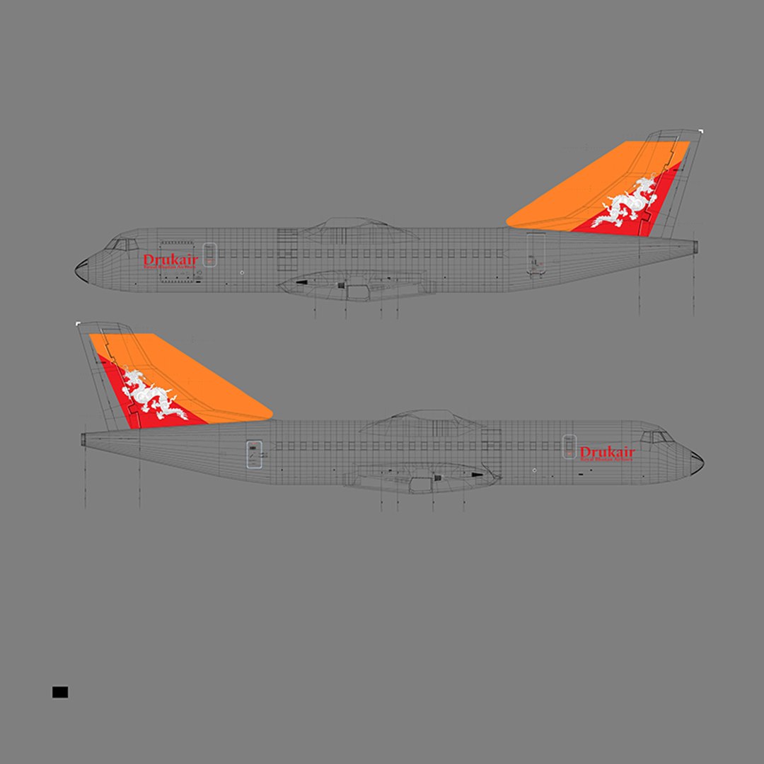 ATR 72 DRUKAIR L1880 3D model - TurboSquid 1999626