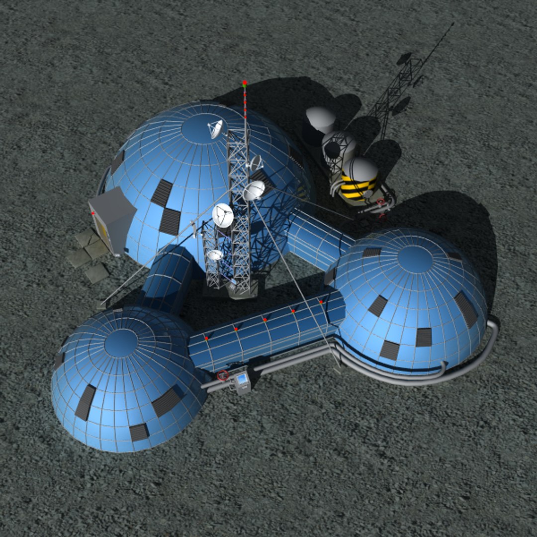 3d Space Station Model