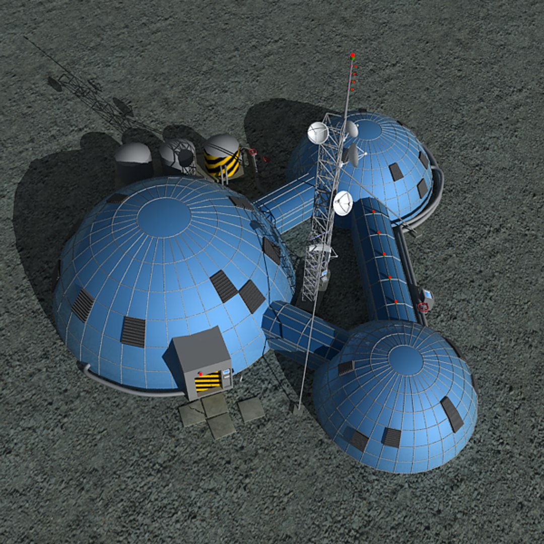 3d Space Station Model