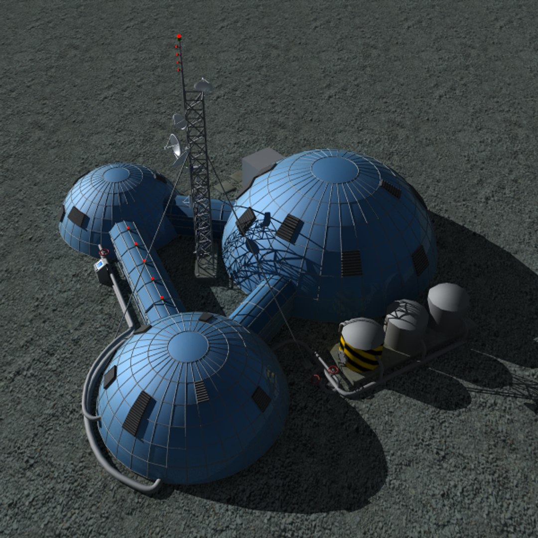 3d Space Station Model