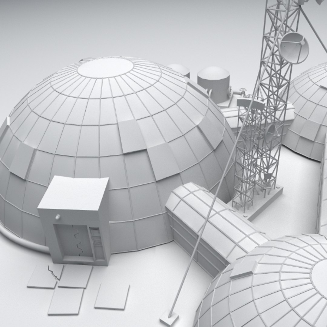 3d Space Station Model