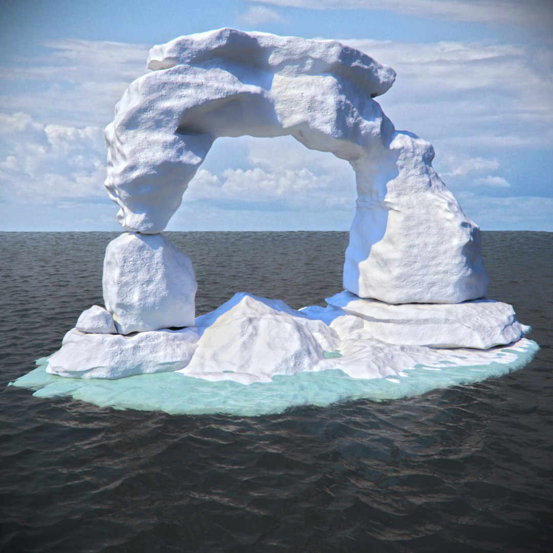 3d Model Ice Iceberg Berg