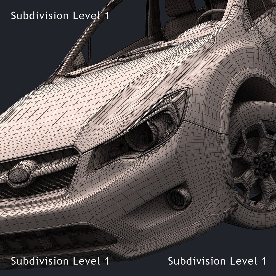c4d 2013 subaru xv crosstrek