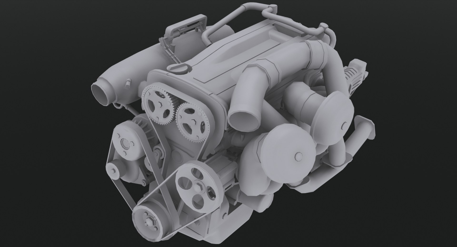 Parts Nissan Rb26 Dett 3D Model - TurboSquid 1445748