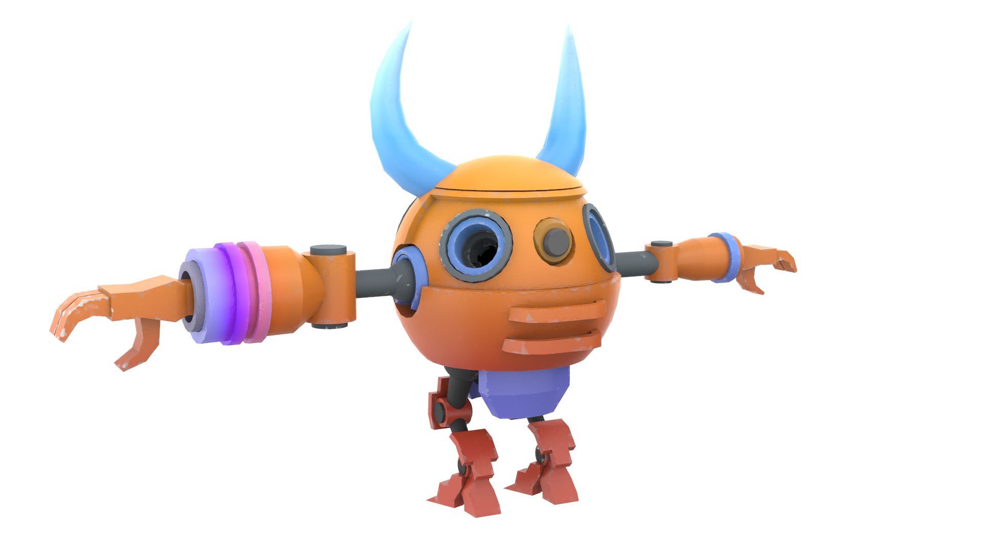 3D model Robot character rig for maya - TurboSquid 1924574