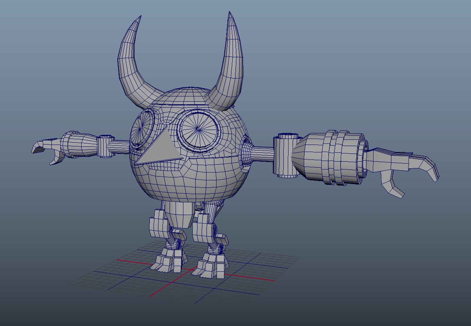 3D model Robot character rig for maya - TurboSquid 1924574