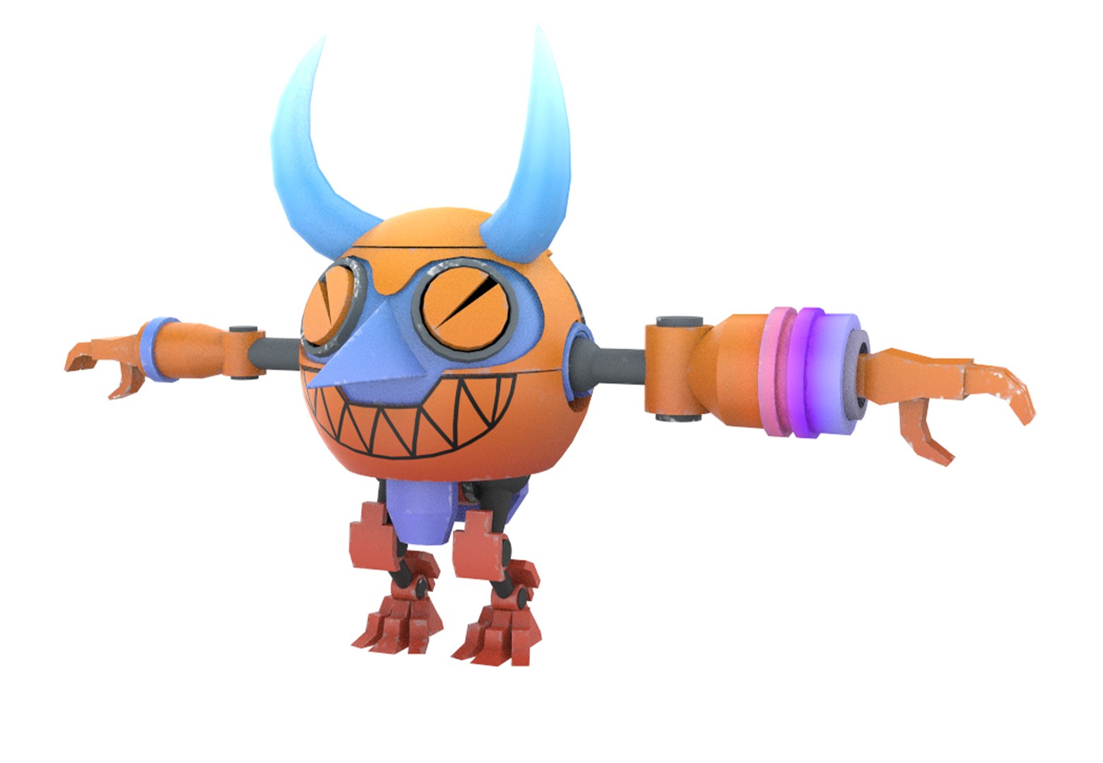 3D model Robot character rig for maya - TurboSquid 1924574