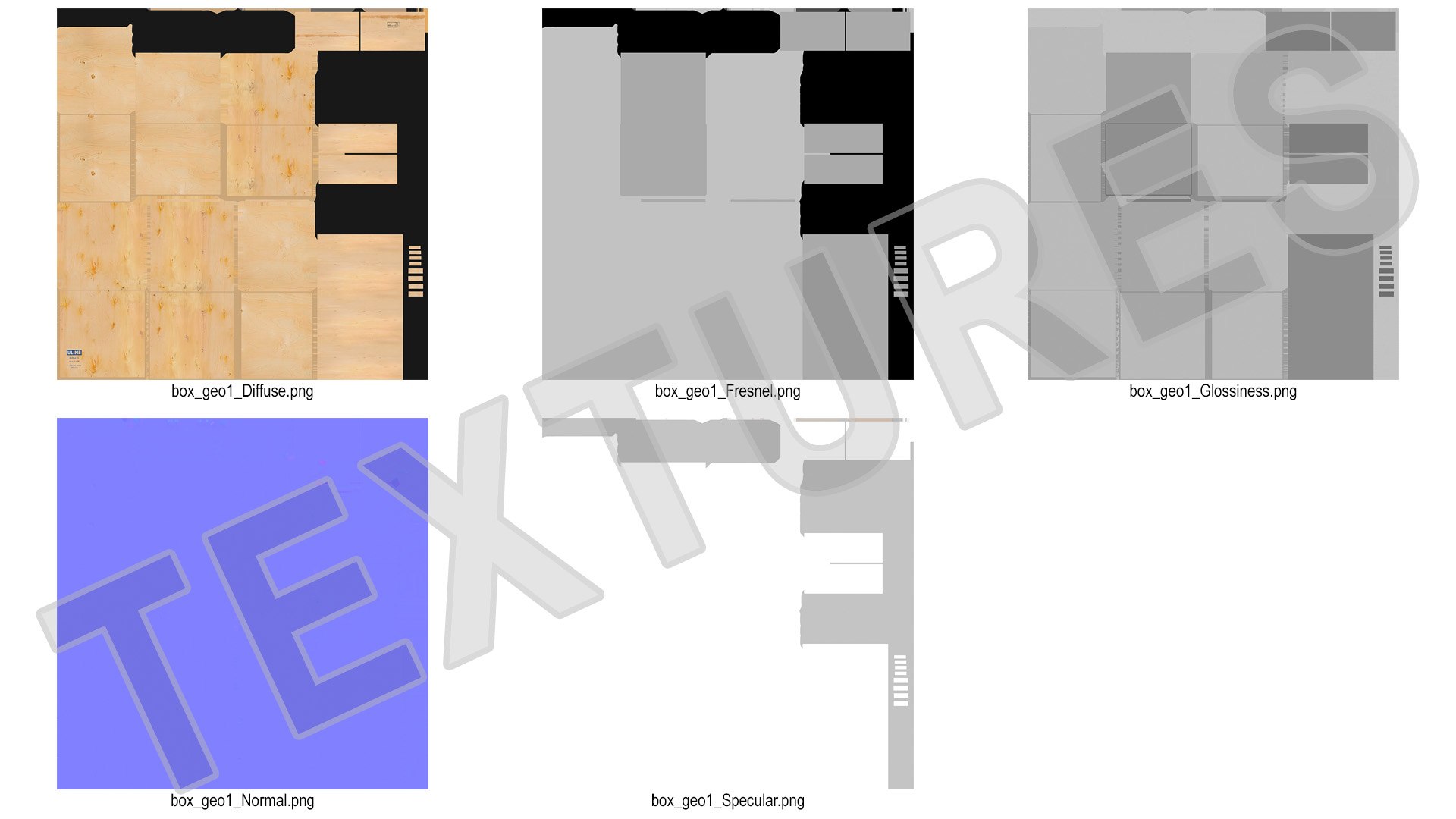 Shipping Wooden Box 24x20 Inches 3D Model - TurboSquid 2114715