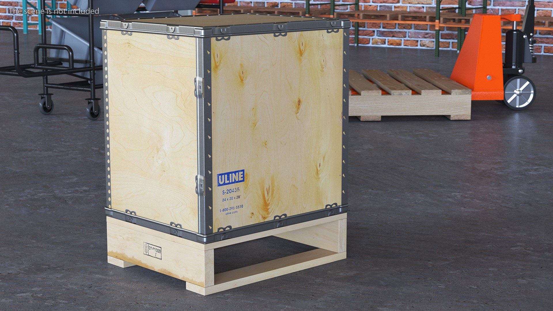 Shipping Wooden Box 24x20 Inches 3D Model - TurboSquid 2114715