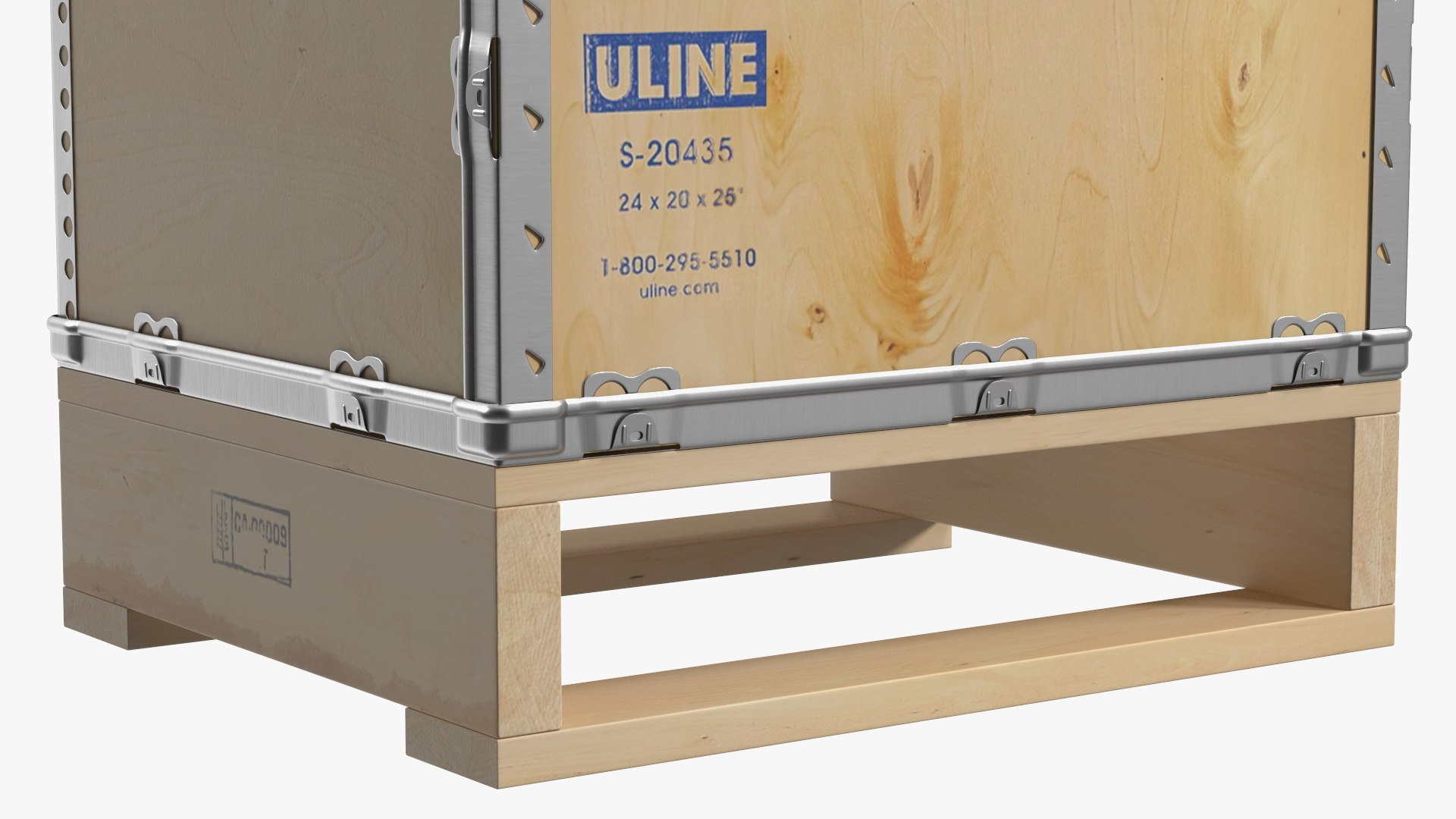 Shipping Wooden Box 24x20 Inches 3D Model - TurboSquid 2114715