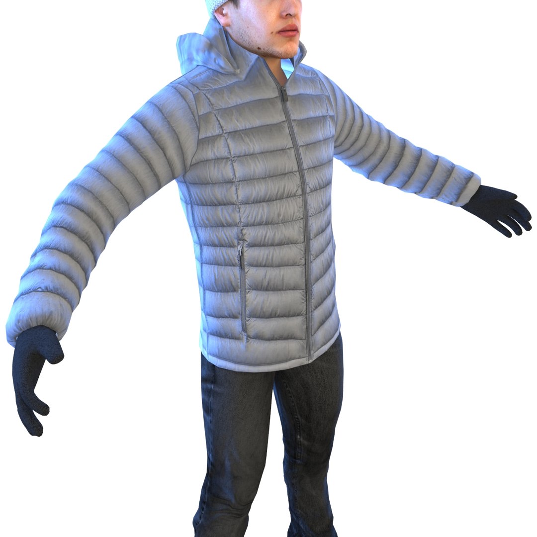 3D Man Winter Cap Model - TurboSquid 1482162
