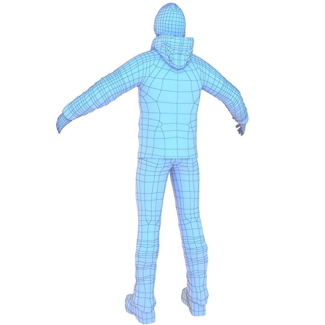 3D Man Winter Cap Model - TurboSquid 1482162