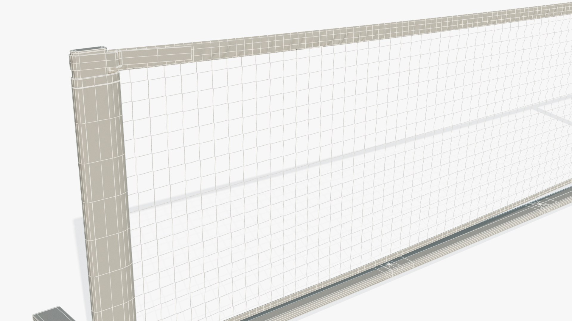 3D Model Outdoor Pickleball Net - TurboSquid 2048256