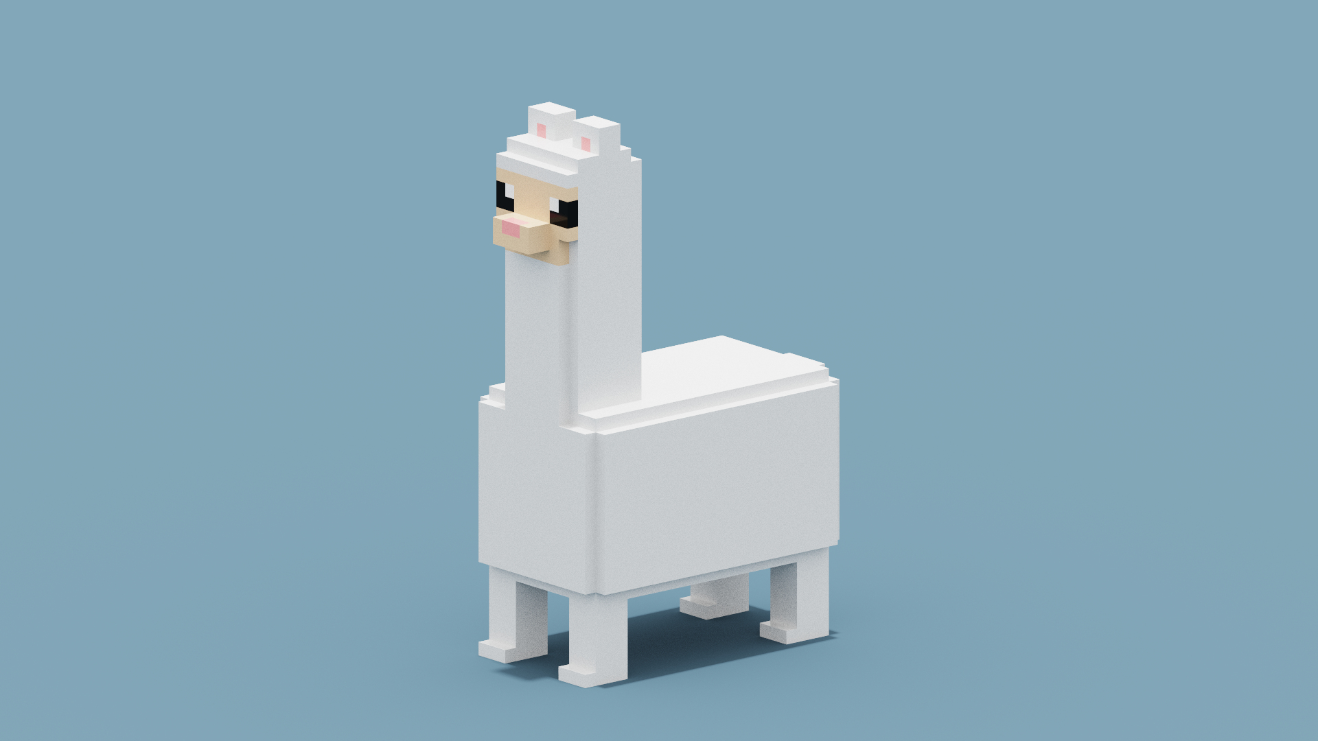 3D Voxel Lama Model - TurboSquid 1931600