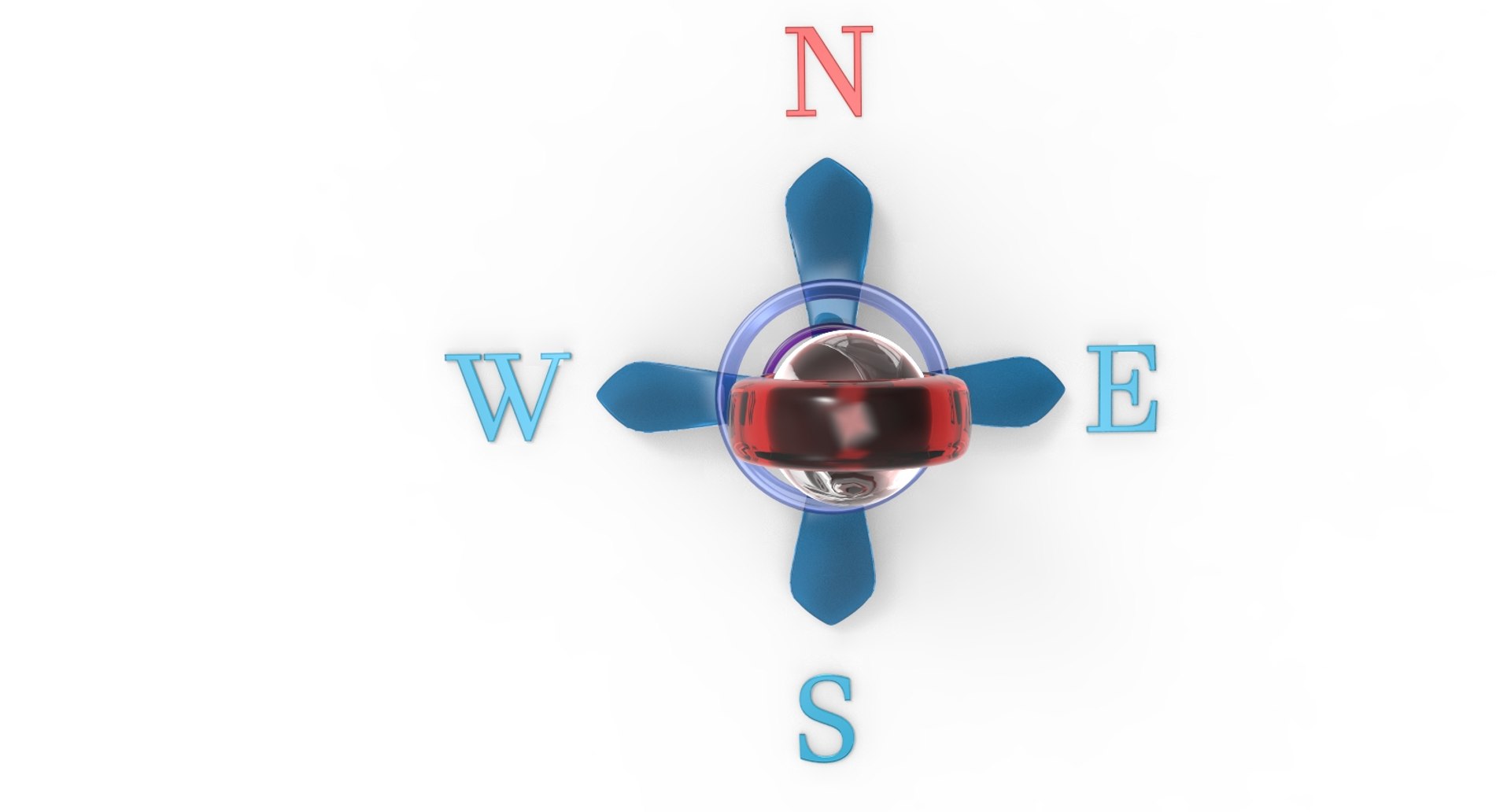 3D Logo Compass - TurboSquid 1597567