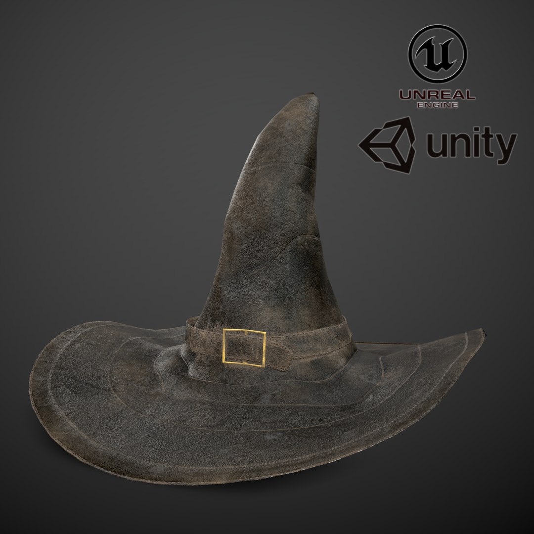 3D Witch Hat Model - TurboSquid 2051613