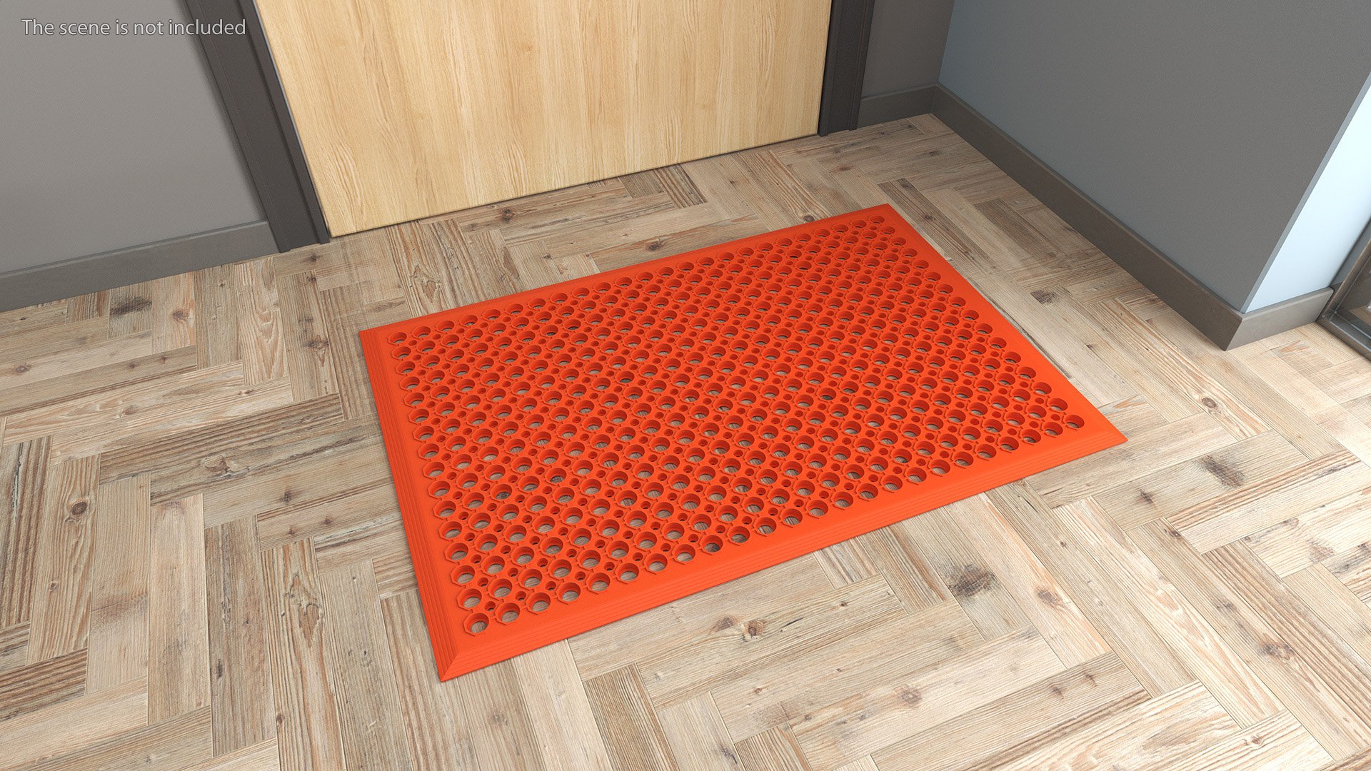 3D Rubber Door Mat Red - TurboSquid 2073161