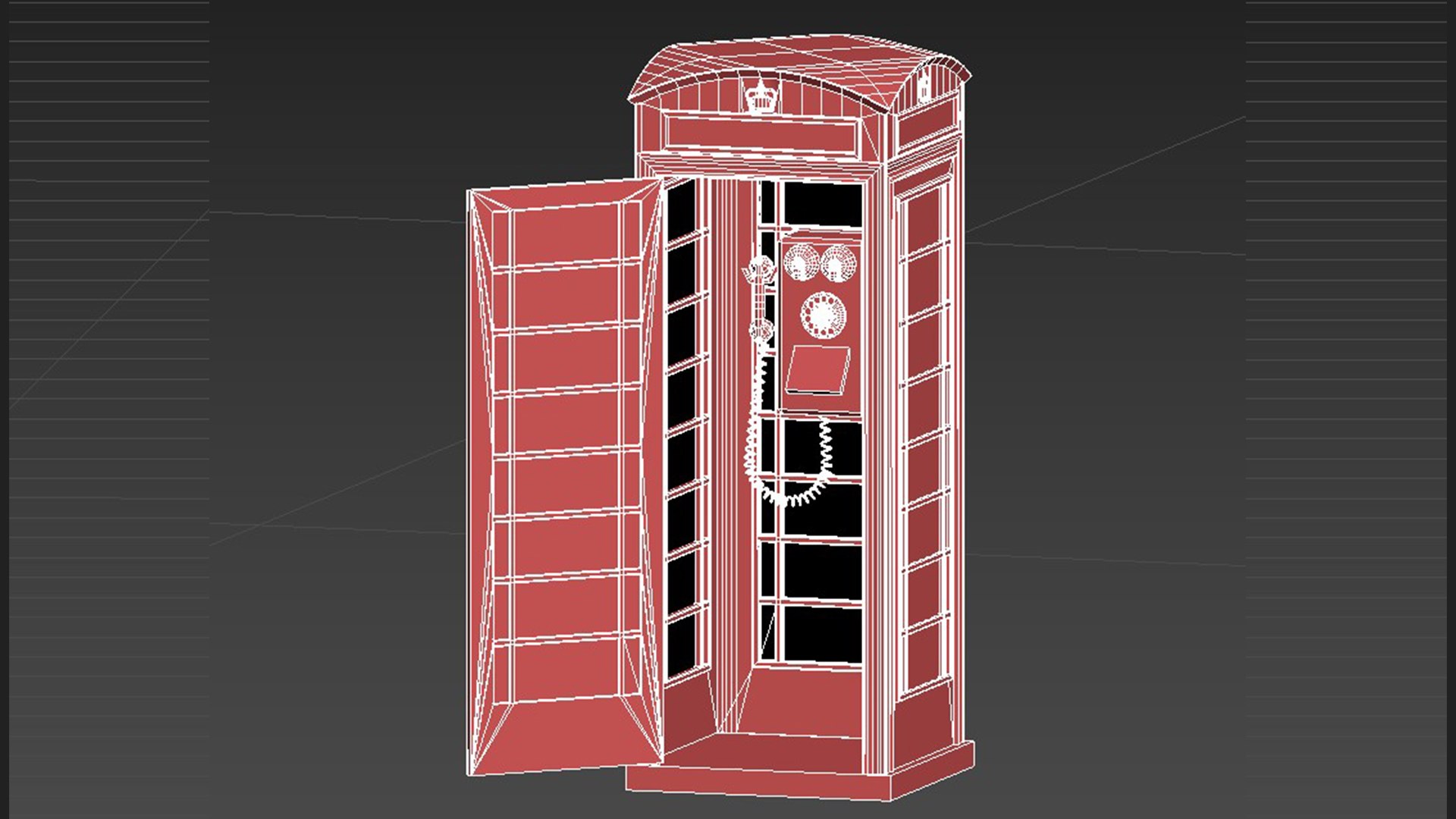 3D London Telephone Booth 3D Model Model - TurboSquid 2012531