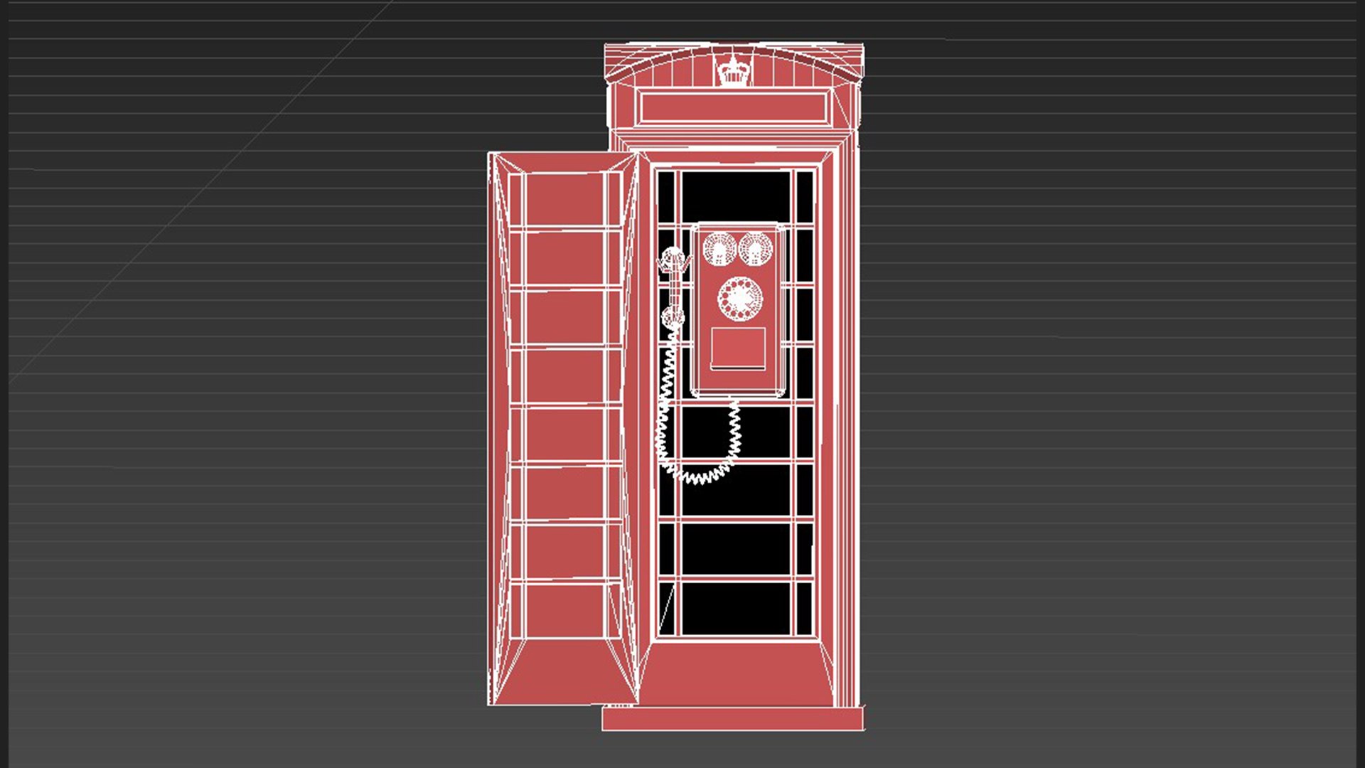 3D London Telephone Booth 3D Model Model - TurboSquid 2012531