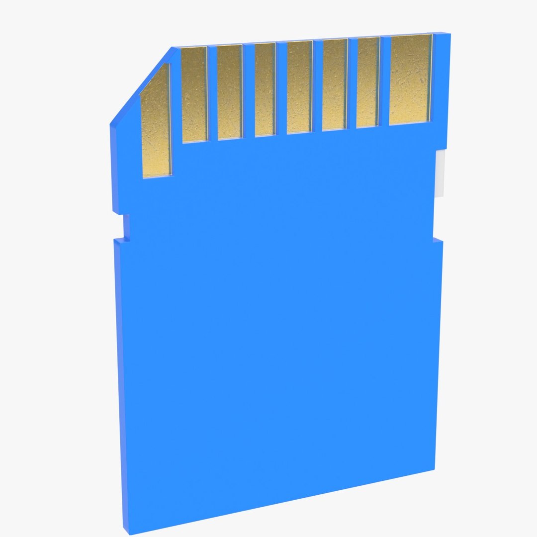 3D sd memory card - TurboSquid 1274546