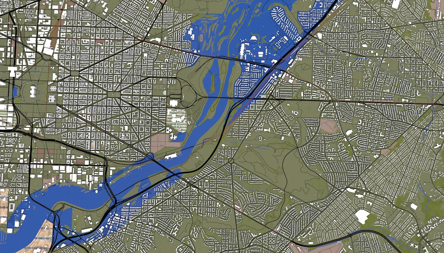 Washington Dc Usa 3D Model - TurboSquid 1395417