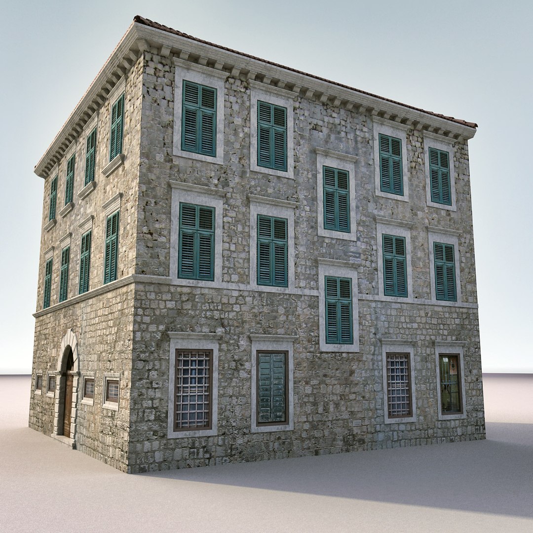 building italian 3d model