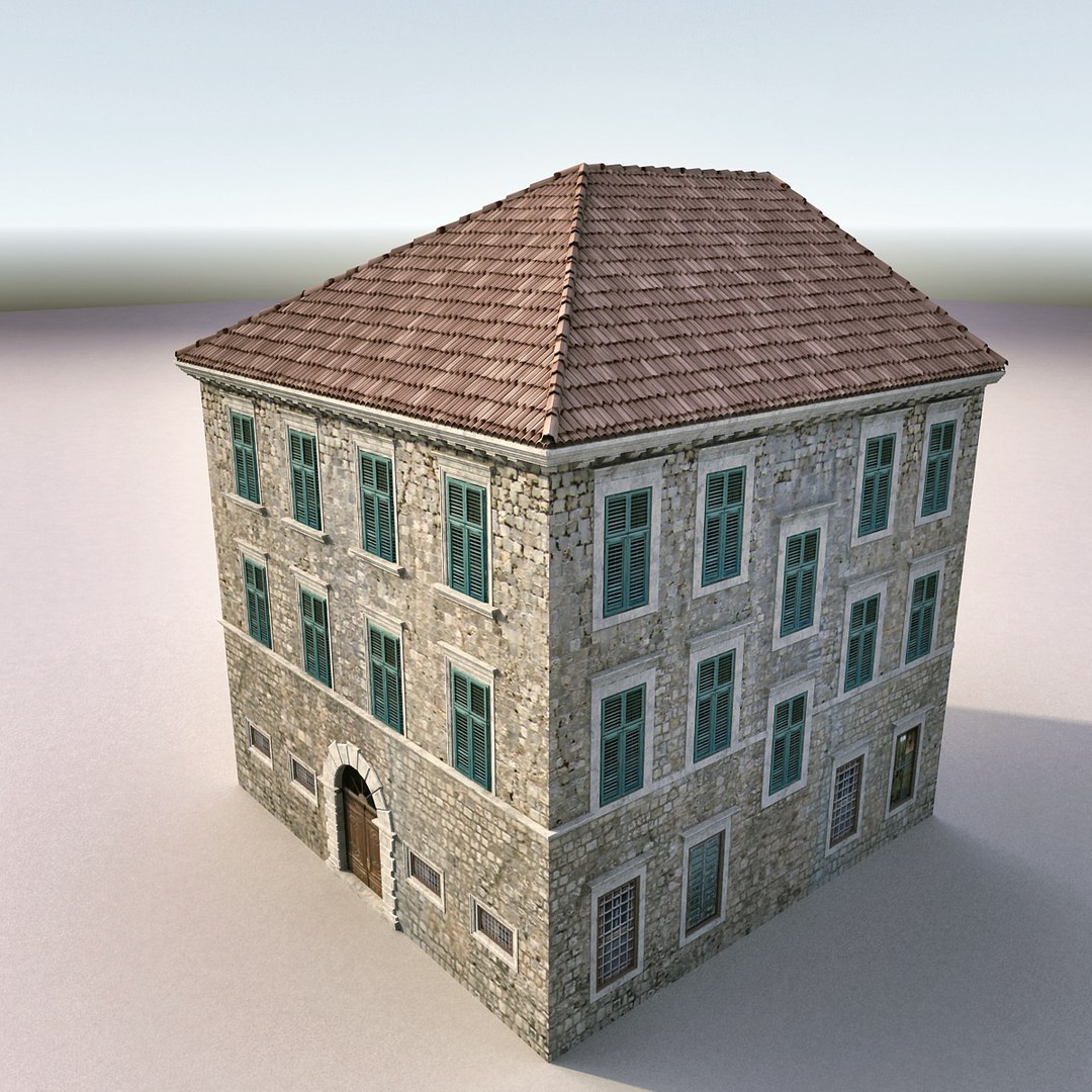 building italian 3d model