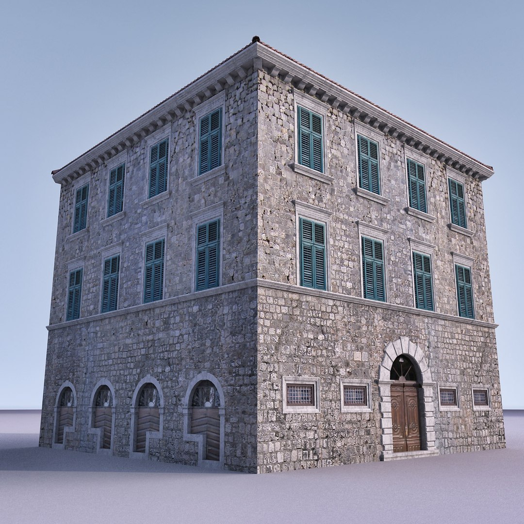 building italian 3d model