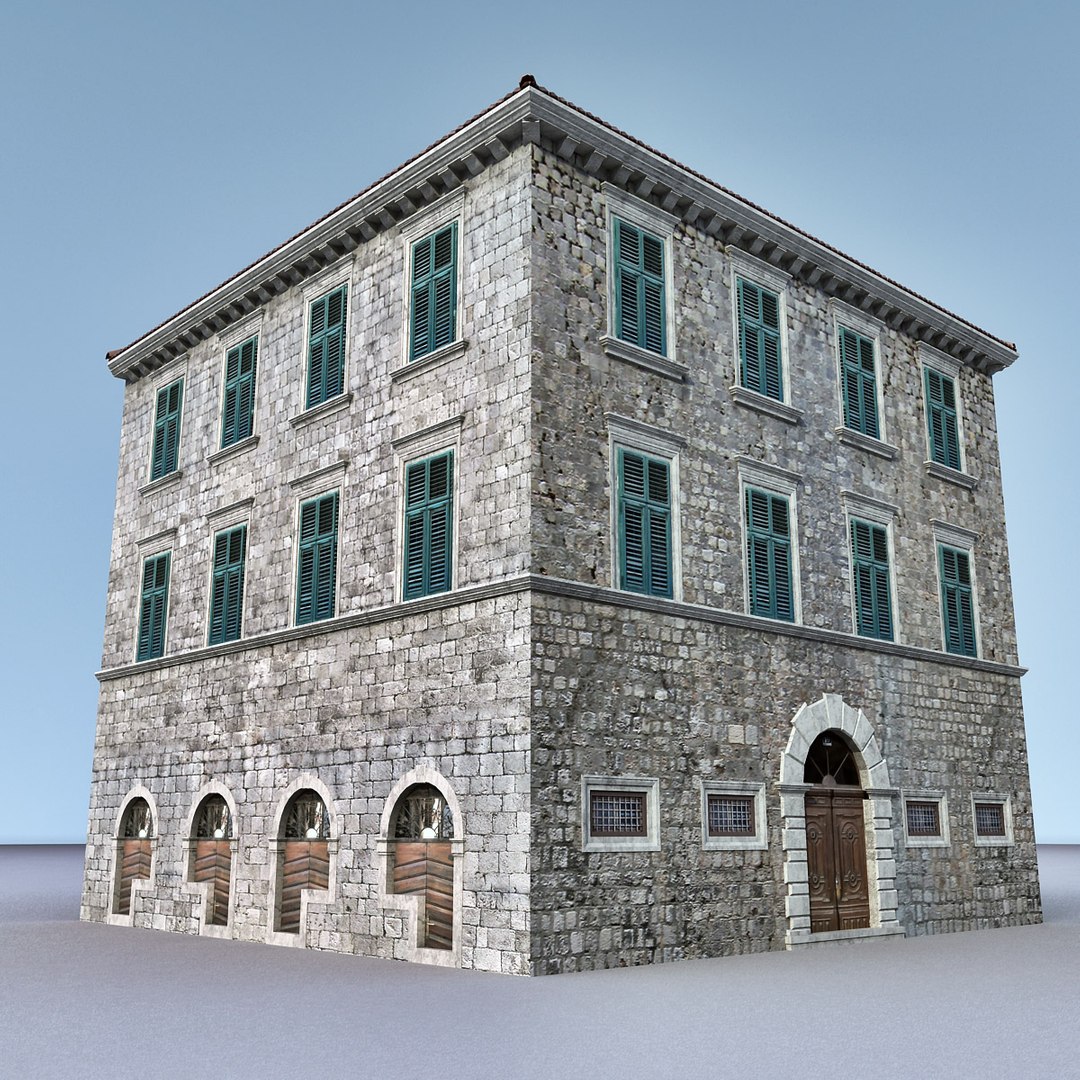 building italian 3d model