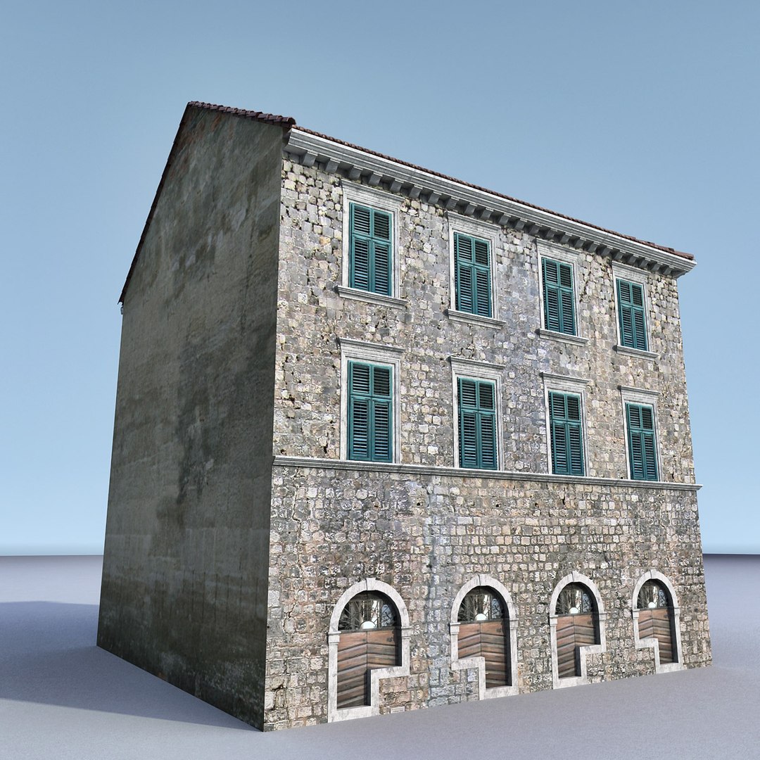 building italian 3d model