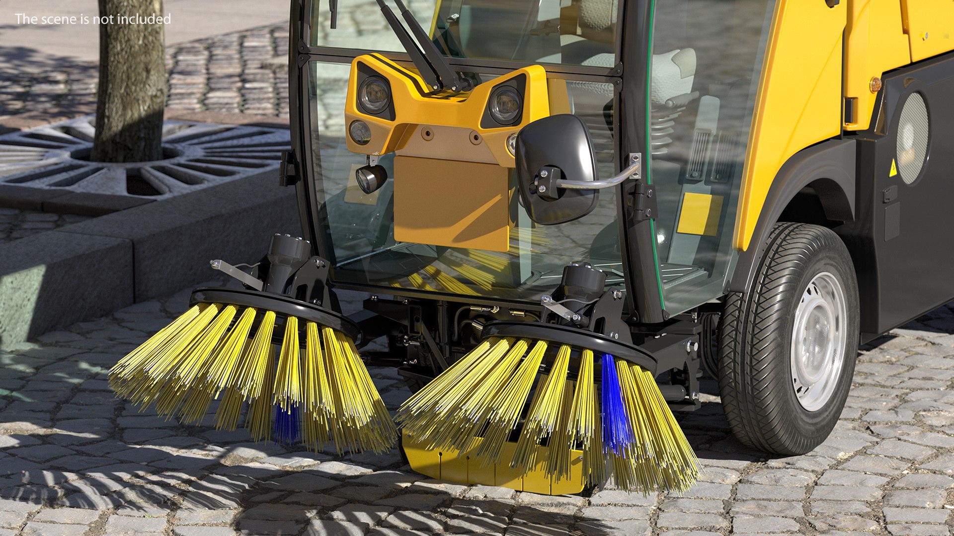 3D Compact Road Sweeper Rigged - TurboSquid 1571933