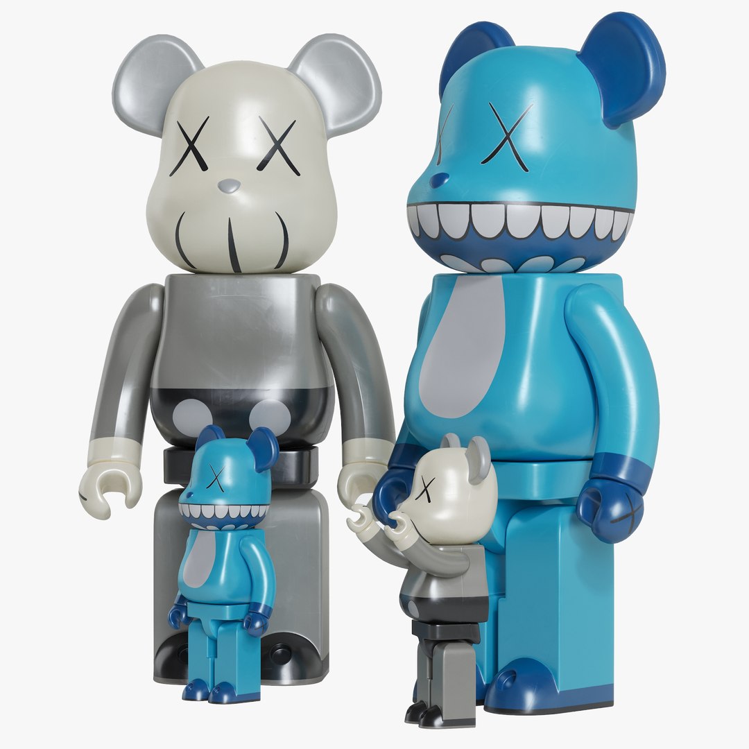 Bearbrick KAWS 3D Model - TurboSquid 1721626