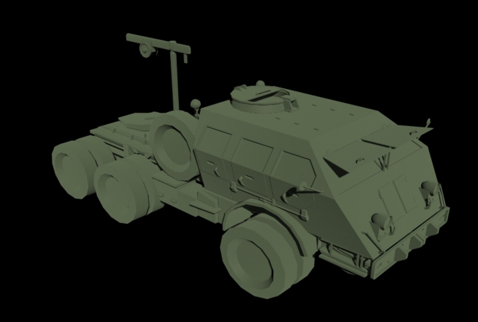 3ds Max Tank Transporter