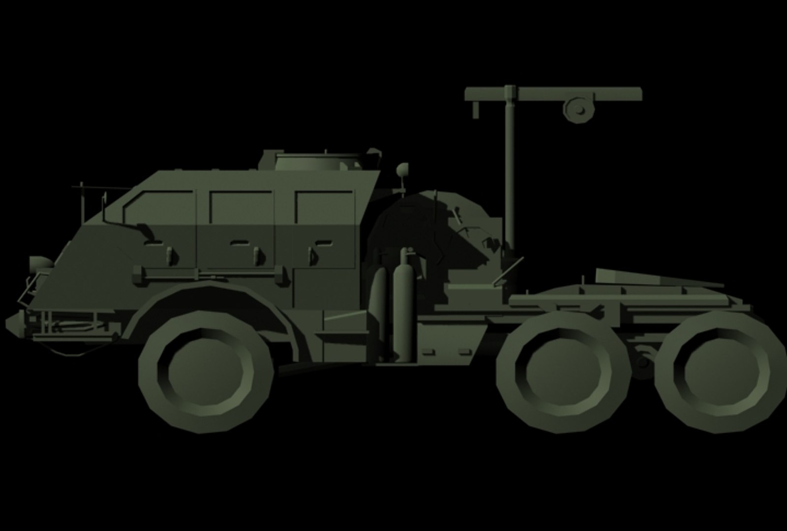 3ds Max Tank Transporter