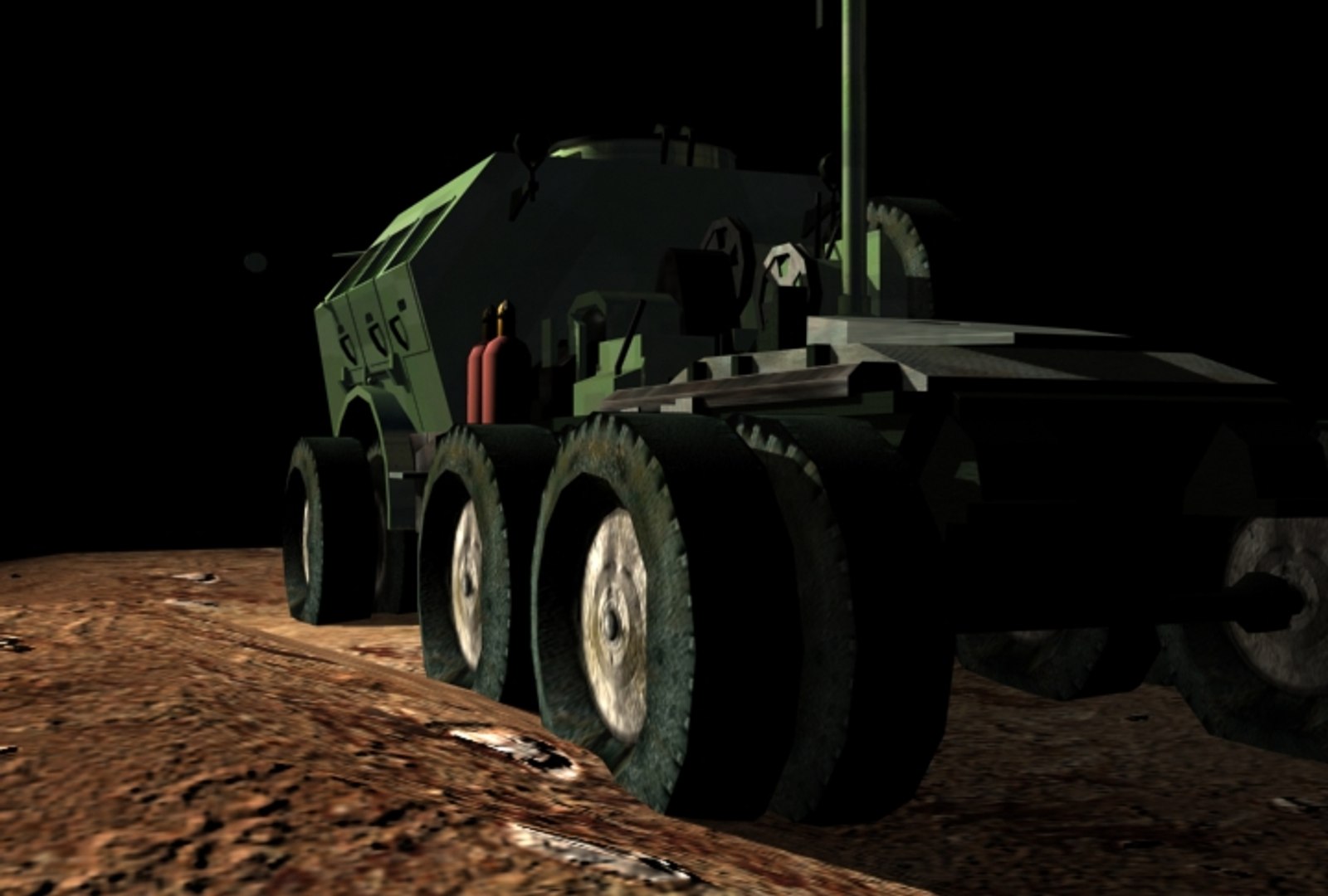 3ds Max Tank Transporter
